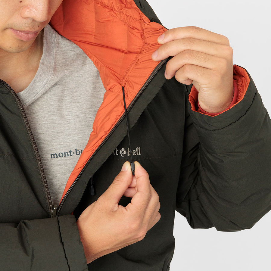 Montbell Down Jacket Men's Colorado Parka Hoodie Reversible Wind Resis ...