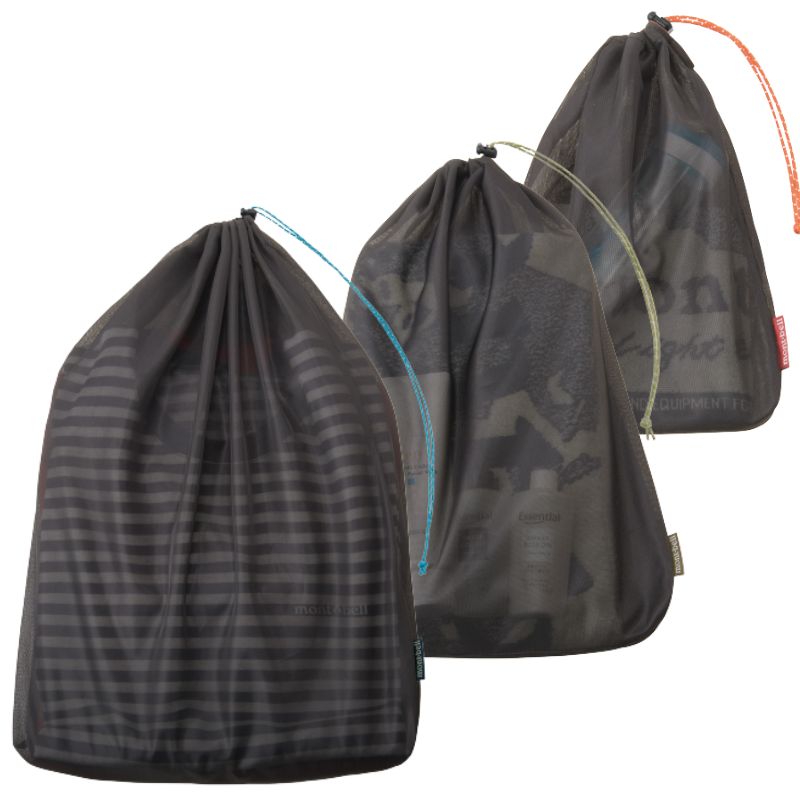 Montbell Mesh Stuff Bag L Travel Packing Organizer Large – X-Boundaries ...