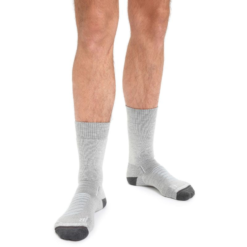 icebreaker Merino Men's Hike+ Heavy Crew Socks - Dawn Lucid Heather Sn ...